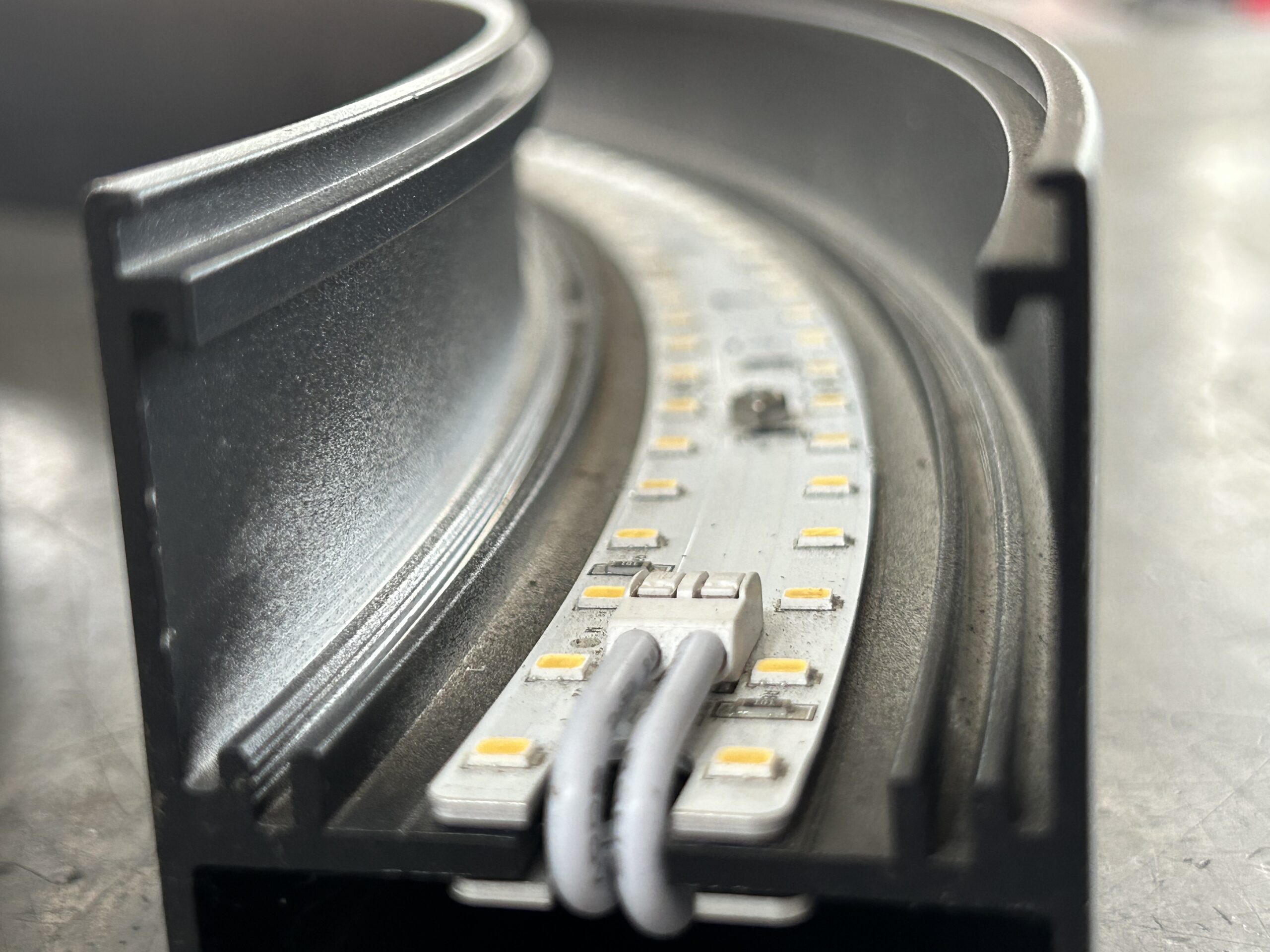 LED Light Extrusion Profiles Curve Arc Solutions