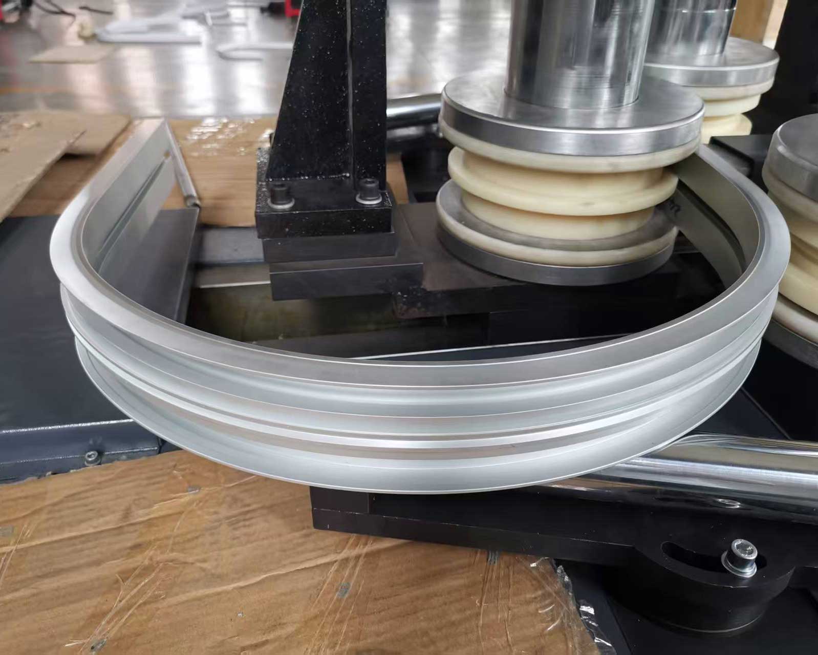 Roll Bending Process for Aluminum Profile